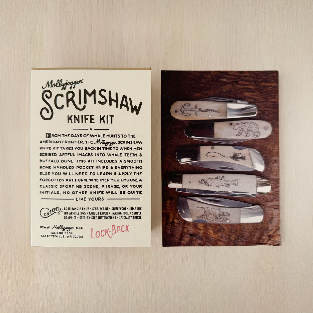 Scrimshaw Knife Kit – FLOWERLAND